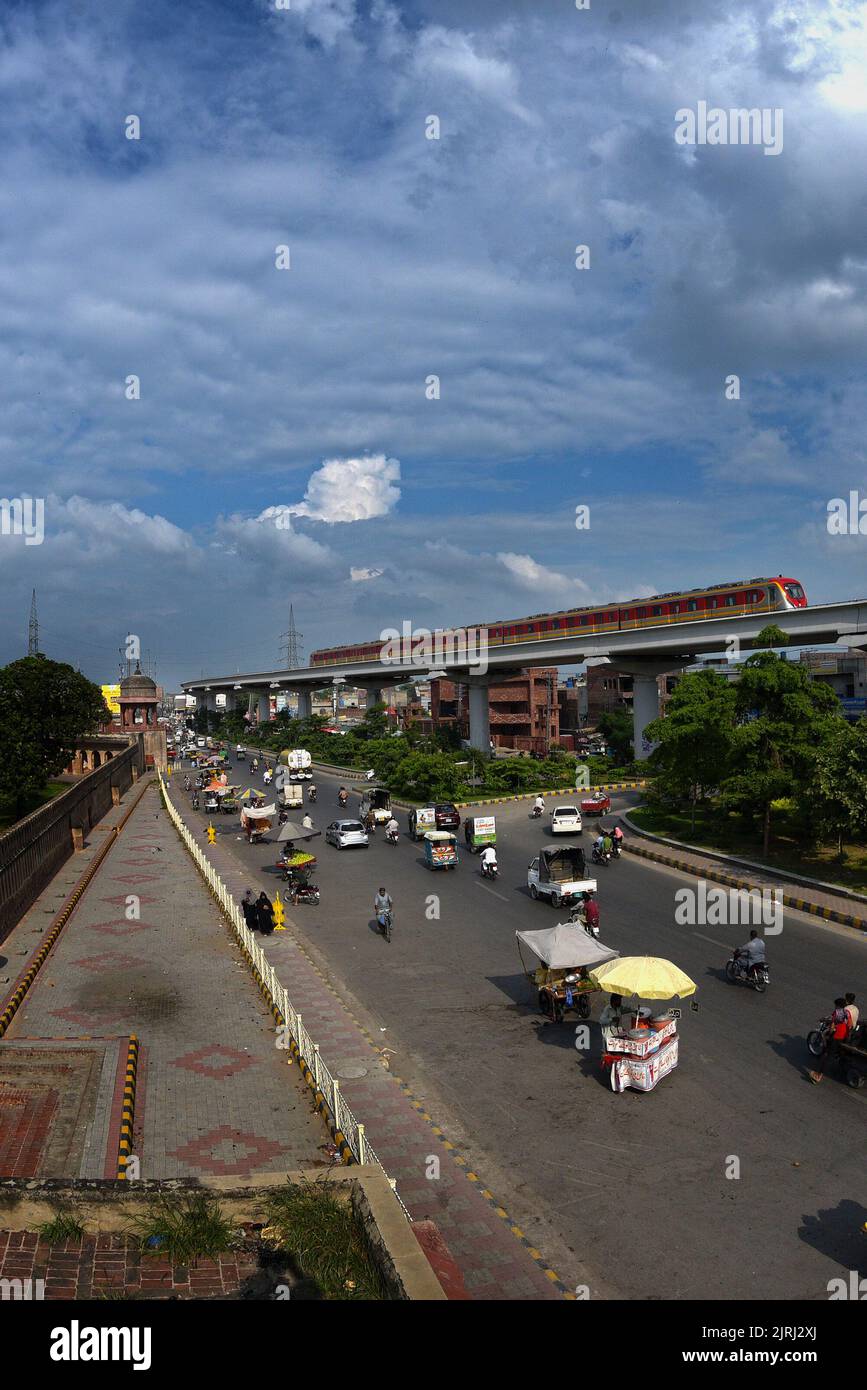 Lahore, Punjab, Pakistan. 24th Aug, 2022. An attractive stunning view ...