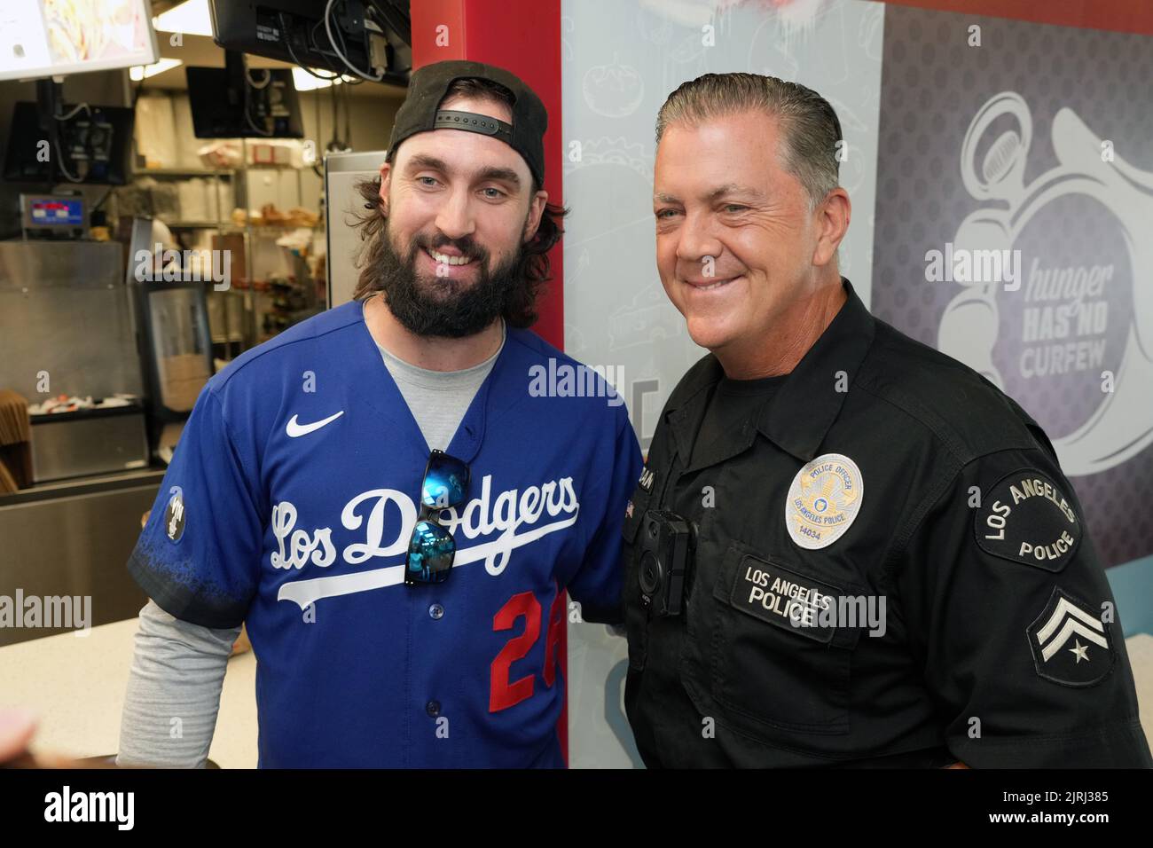 Los Angeles, United States. 24th Aug, 2022. Los Angeles Dodgers pitcher ...