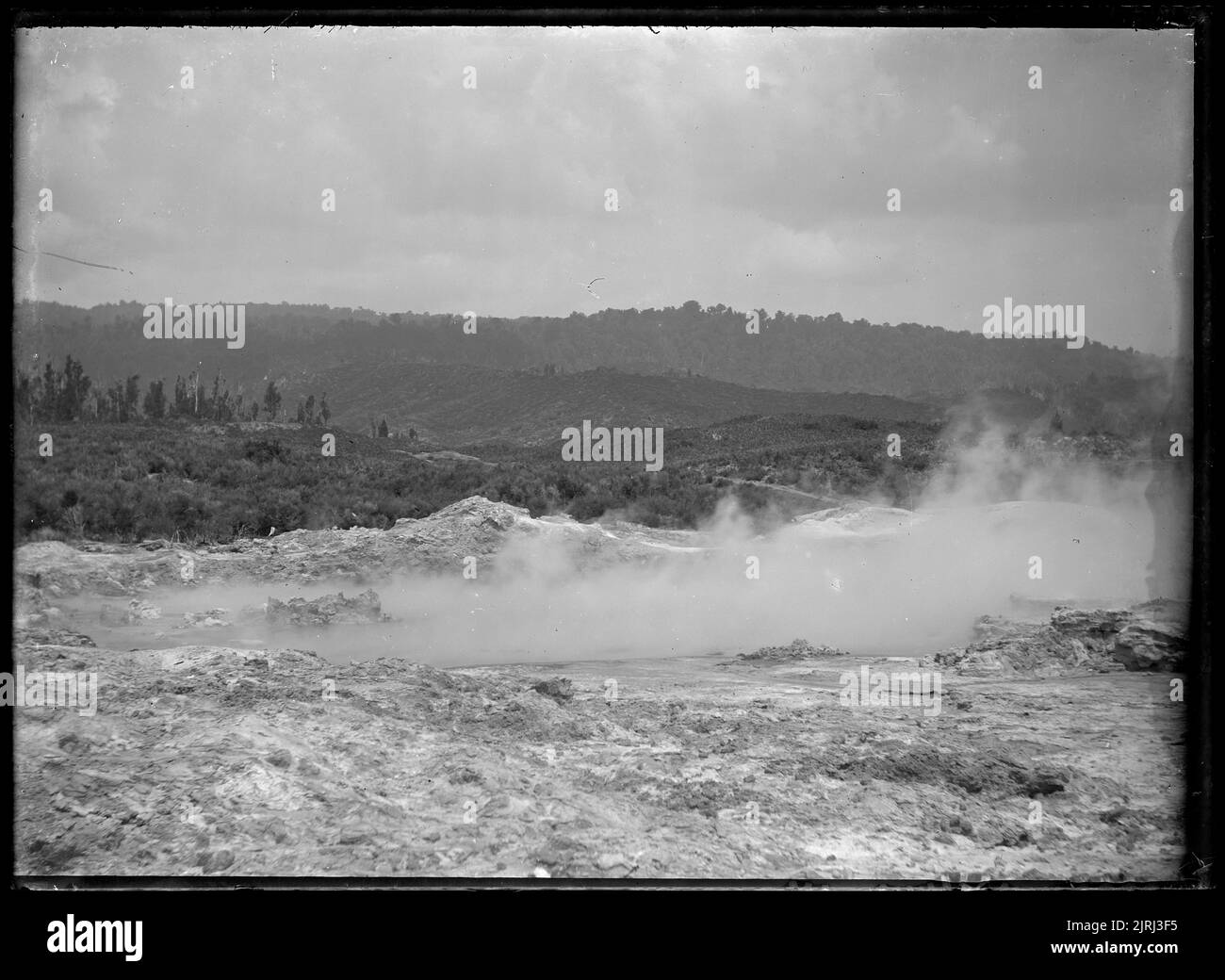 Hell's Gate, Tikitere, 1905, by Fred Brockett Stock Photo - Alamy
