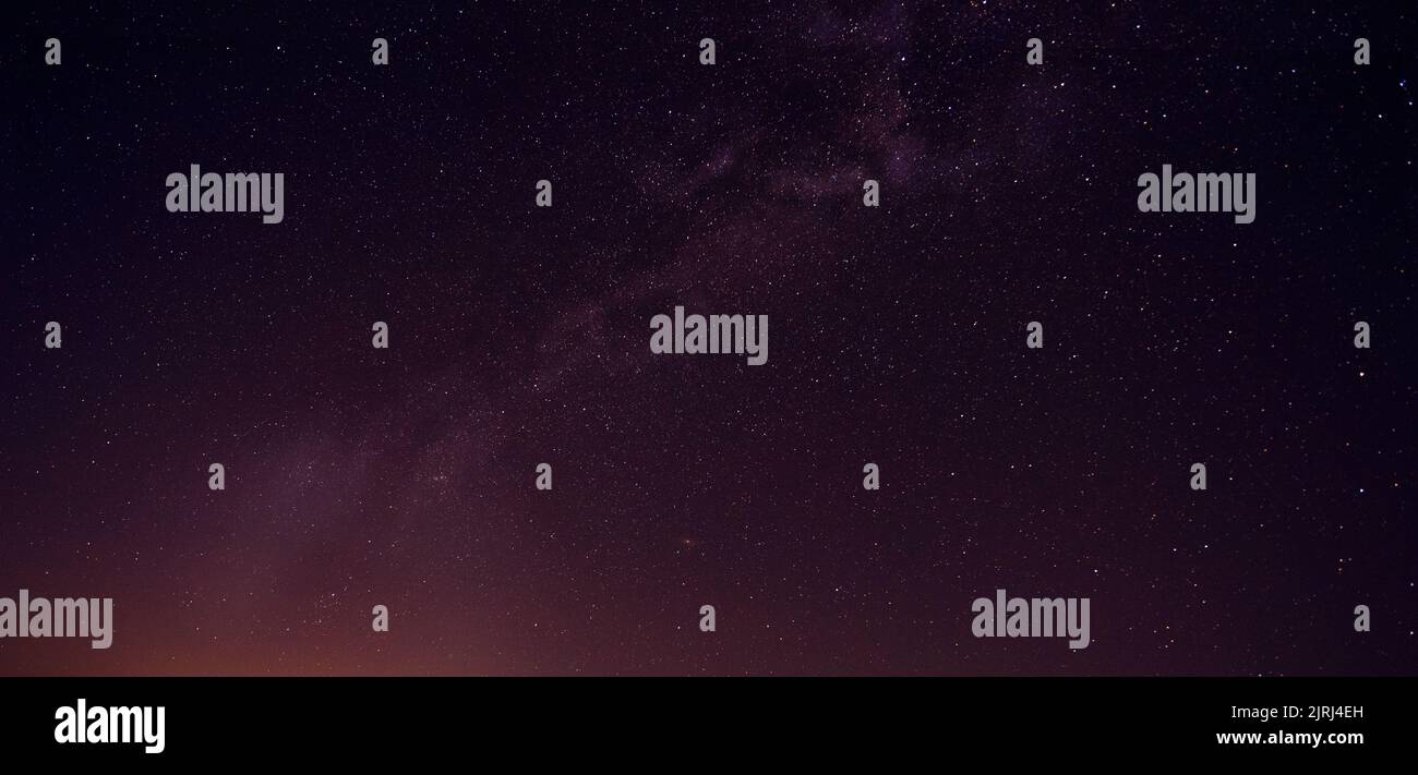 Night starry sky, abstract natural background. Milky way galaxy Stock ...