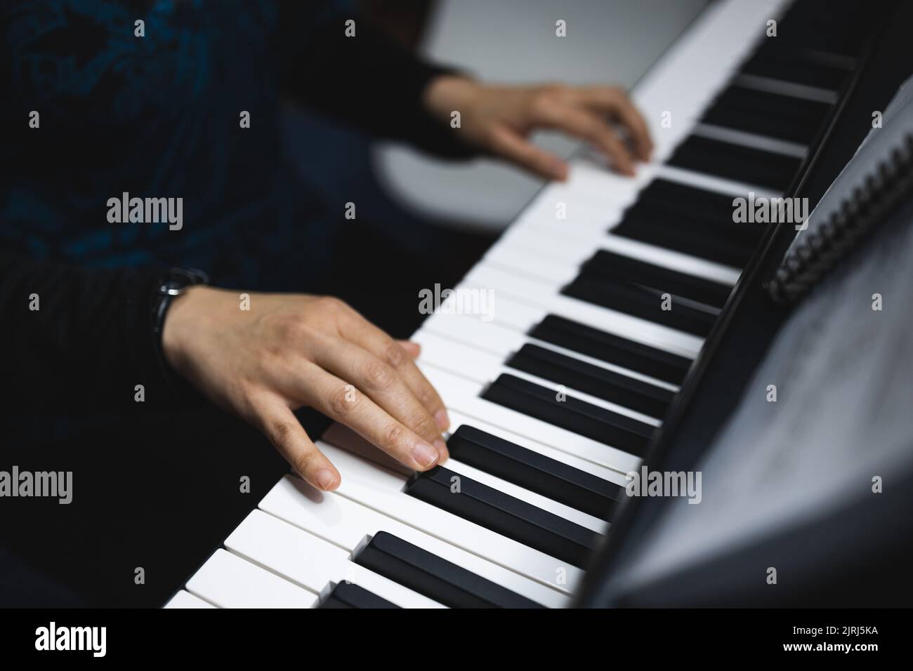 Close up hands playing classical hi-res stock photography and images ...