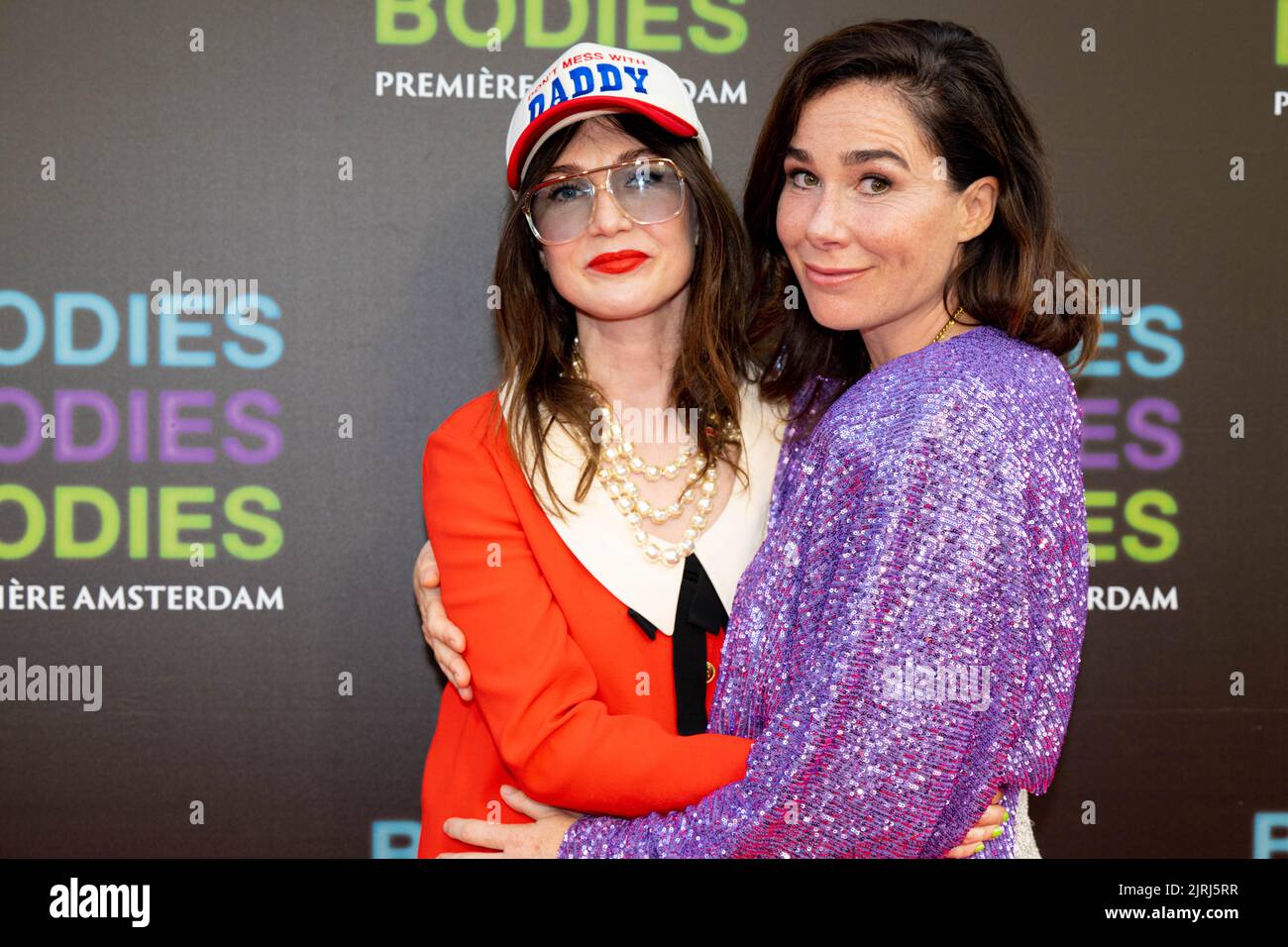 Carice van Houten and Halina Reijn at the premiere of Bodies Bodies ...