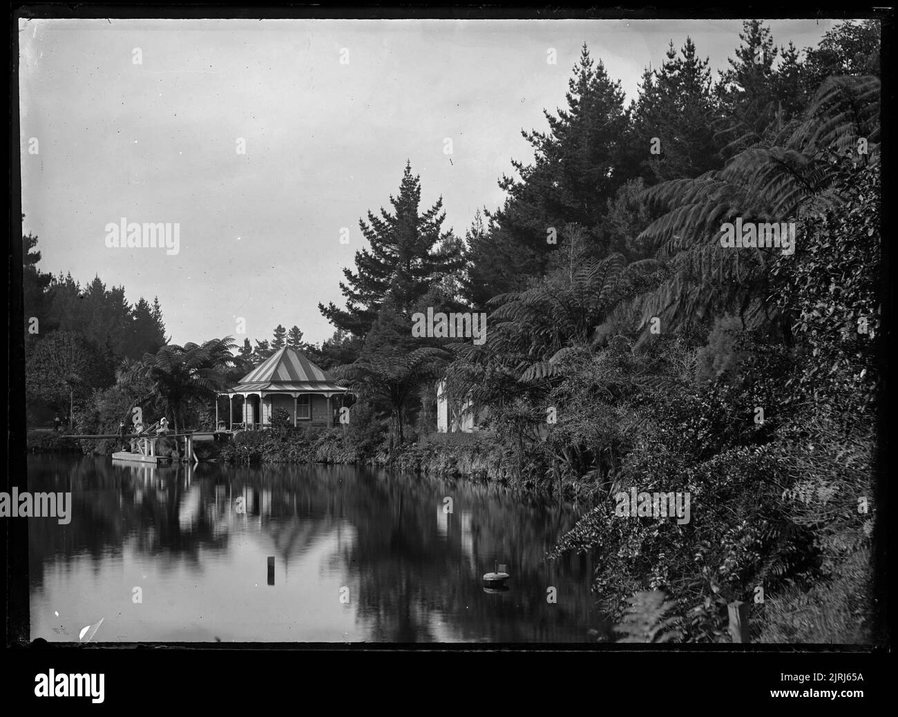Summer House Amongst the Trees, circa 1907, New Zealand, by Fred ...