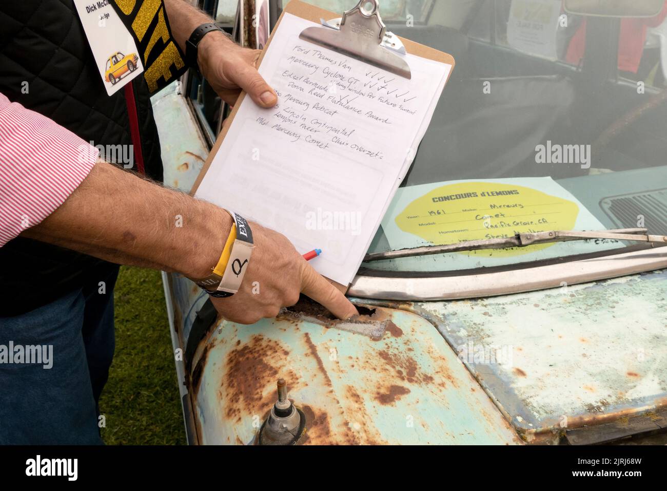 The Concours of Lemons car show in Monterey California USA Stock Photo ...