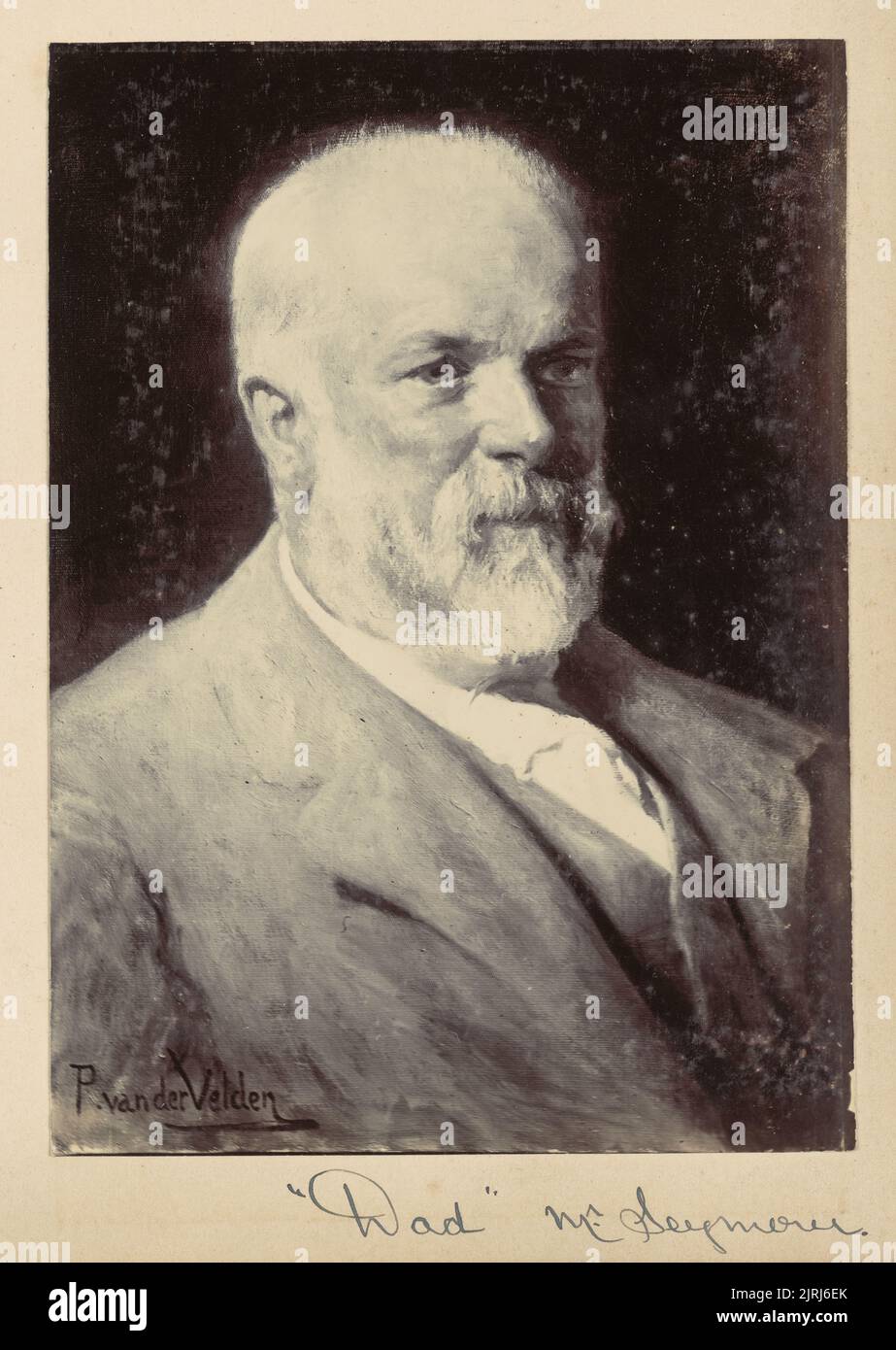 Copy of a Petrus van der Velden painting - Dad (Father), 1870s ...