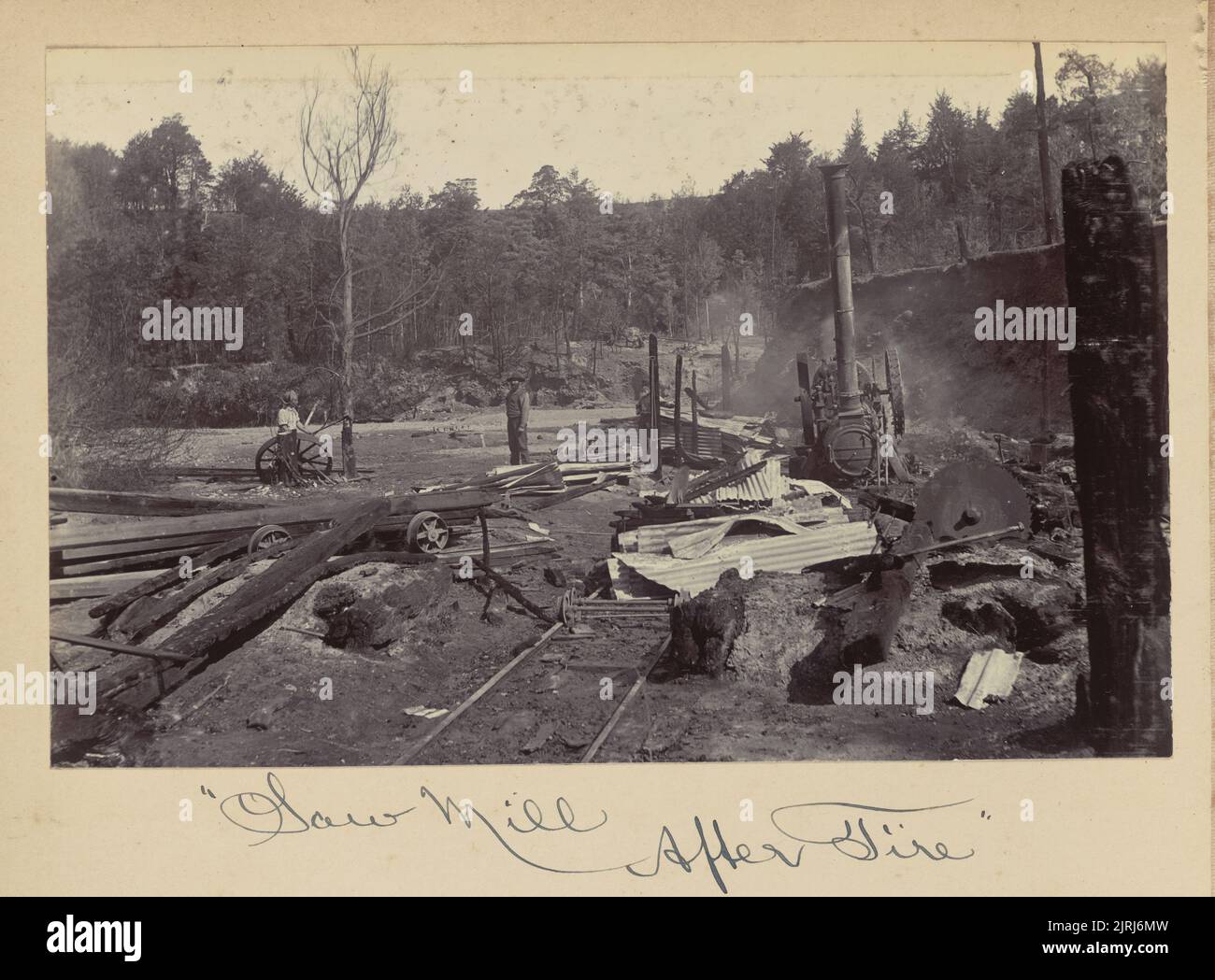 Saw mill after fire saw mill after fire hi-res stock photography and ...