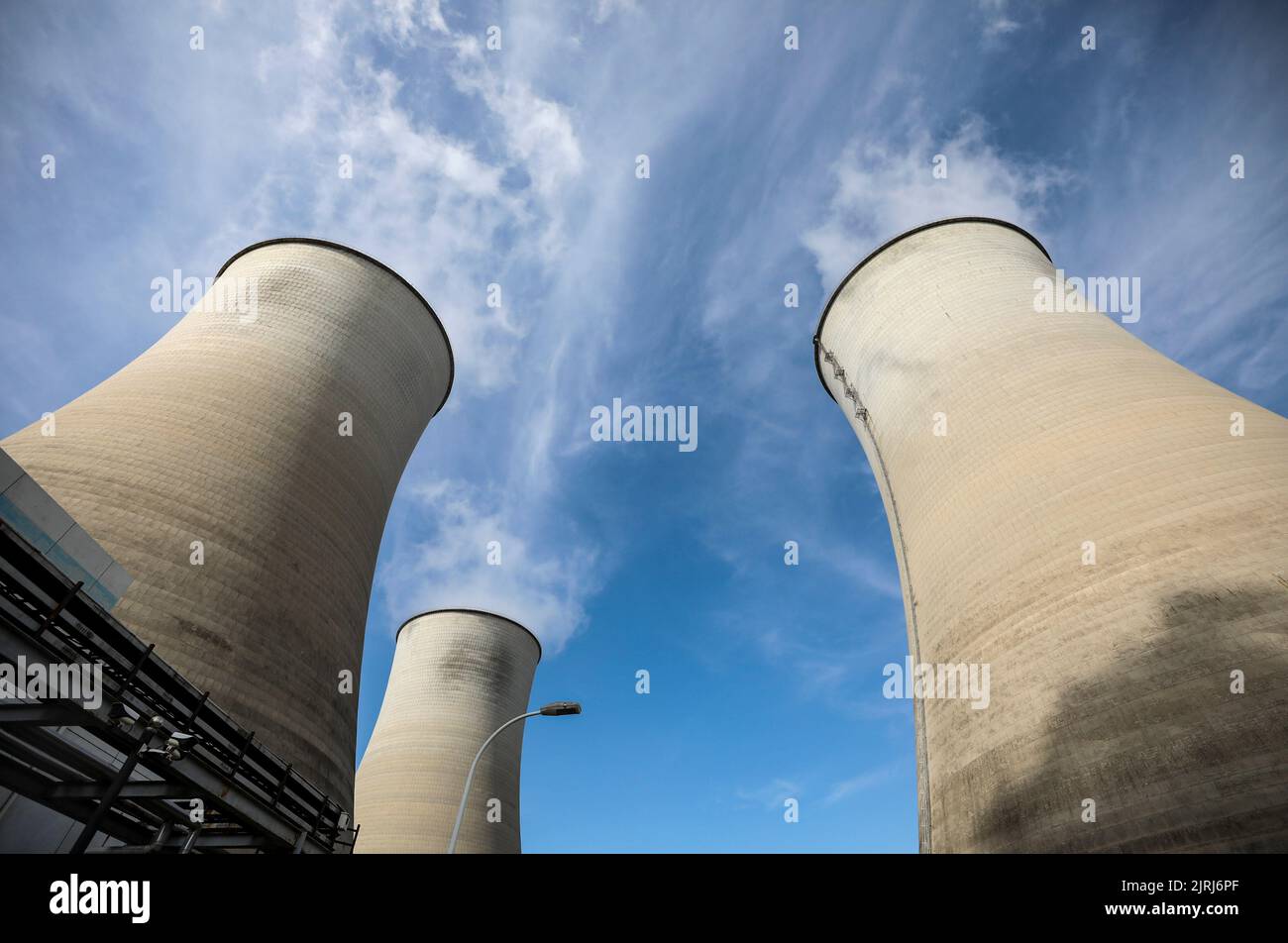 HUAI'AN, CHINA - AUGUST 24, 2022 - Photo shows the generator set of ...