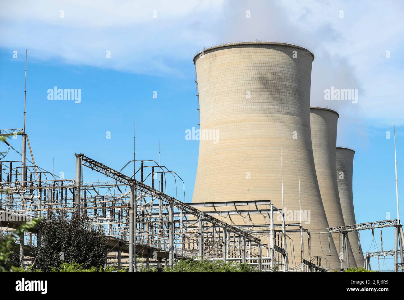 HUAI'AN, CHINA - AUGUST 24, 2022 - Photo shows the generator set of ...