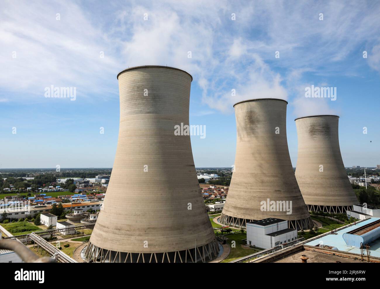 HUAI'AN, CHINA - AUGUST 24, 2022 - Photo shows the generator set of ...