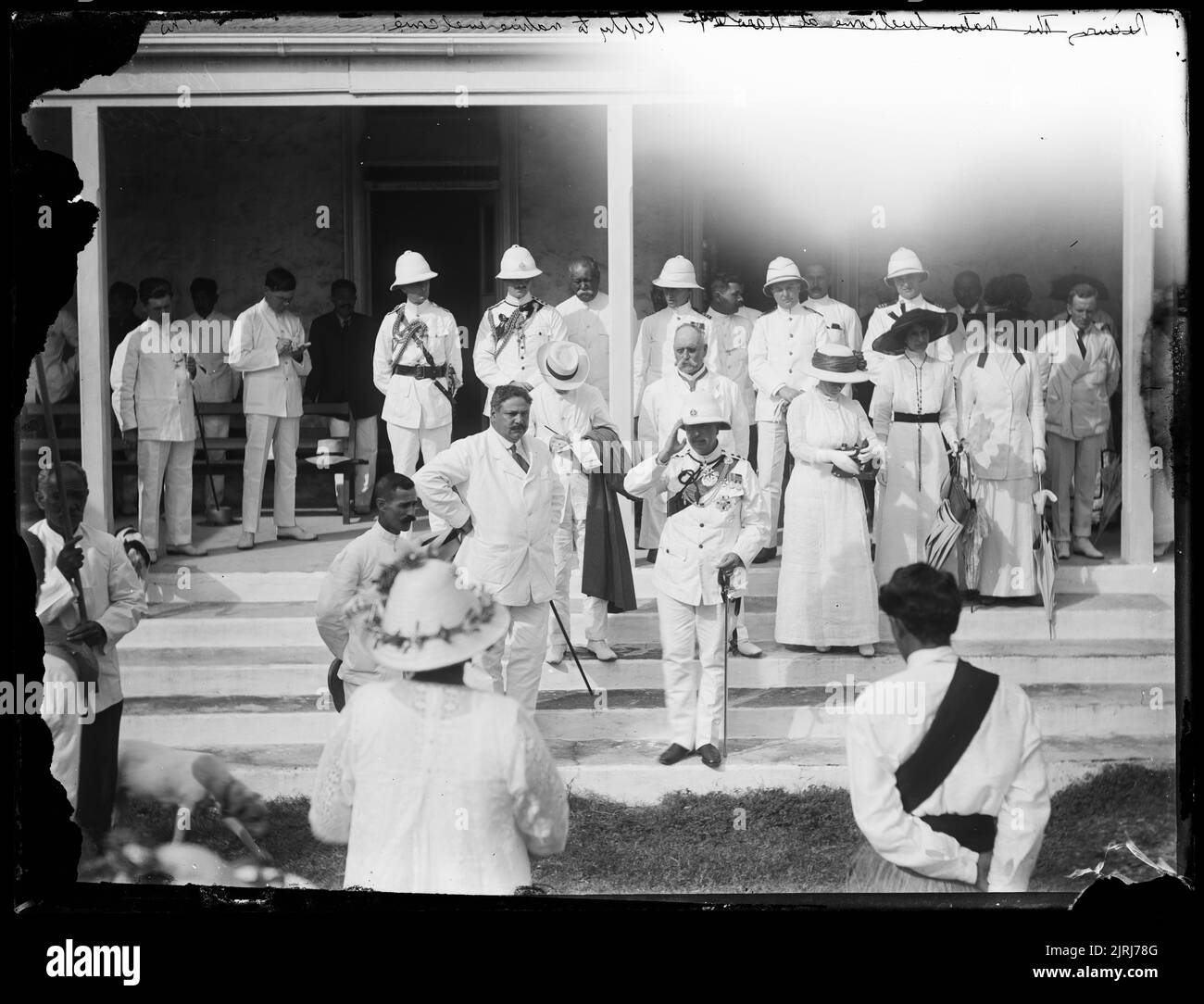 Visit of Lord Liverpool to the Cook Islands, May 1914, by George ...