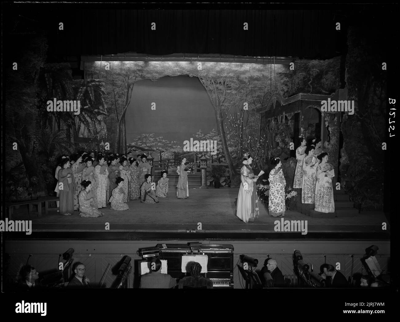 Performance of the Opera "Madam Butterfly", circa 1938, by William Hall ...