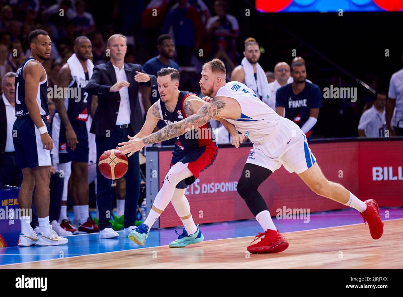 Thomas HEURTEL (4) of France during the FIBA Basketball World Cup 2023 Qualifiers, 2nd Round ...