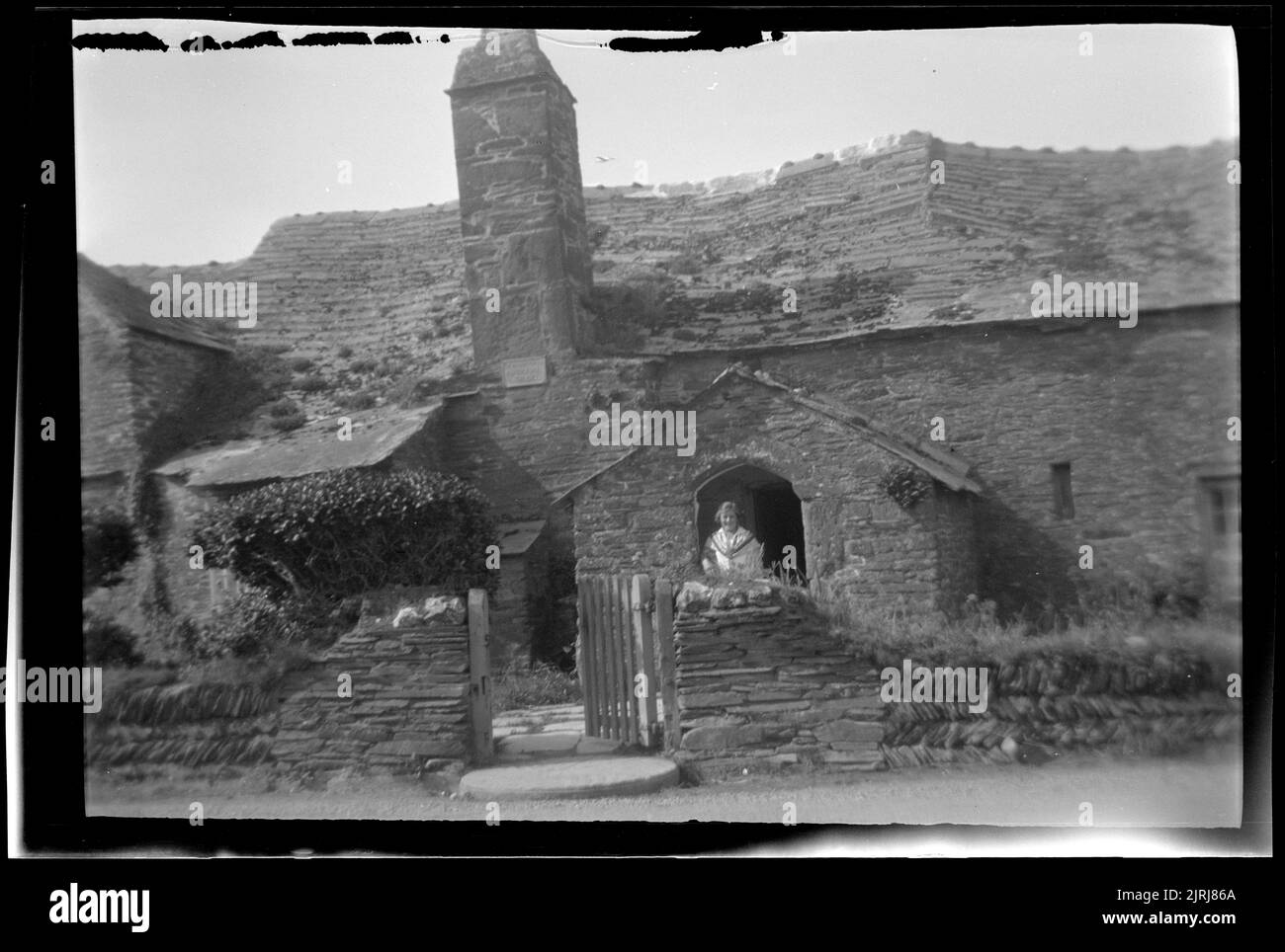 Paddy Johnson at Cornwall building site, 1930s, England, by Eric Lee ...