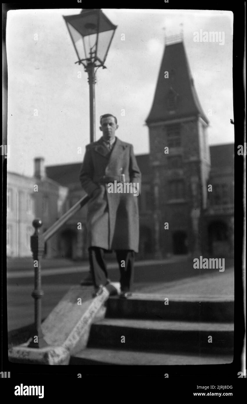 Eric Lee-Johnson in Paris, 1931, France, by Eric Lee-Johnson Stock ...