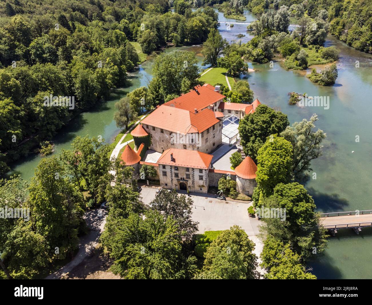 Otocec castle on krka hi-res stock photography and images - Alamy