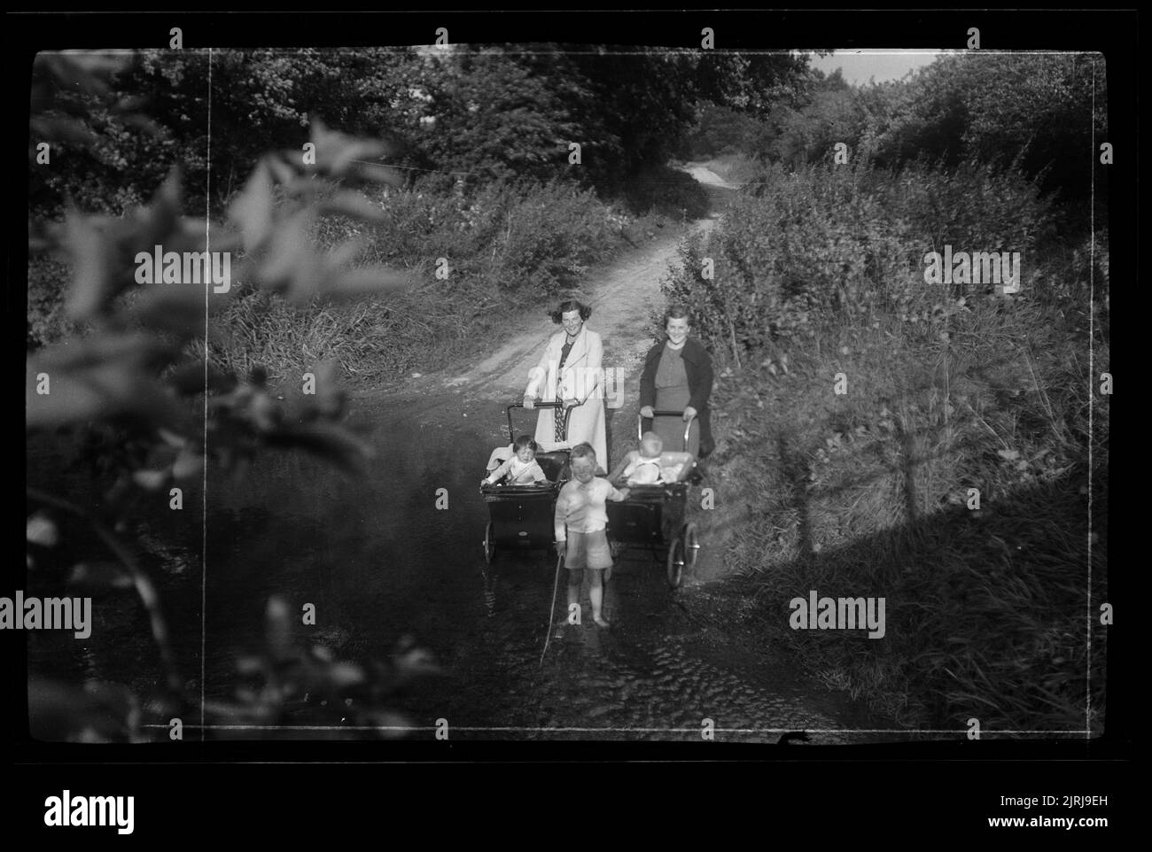 Michael, Joanna and Paddy Johnson, Somerset, 1930s, England, by Eric ...