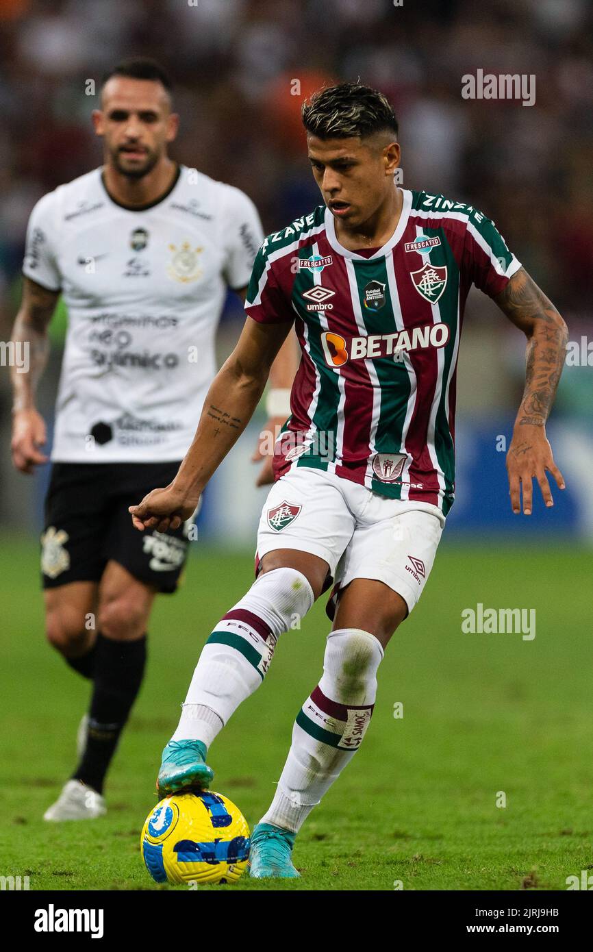 MATHEUS MARTINS of Fluminense during the match between Fluminense and ...