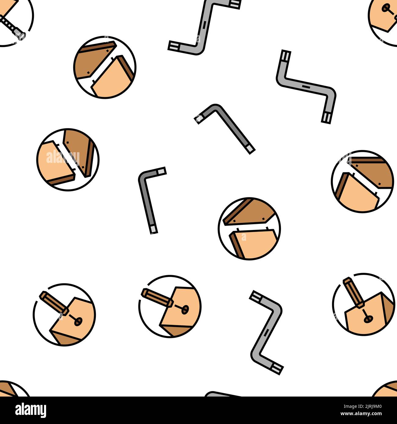 assembly furniture instruction vector seamless pattern Stock Vector ...