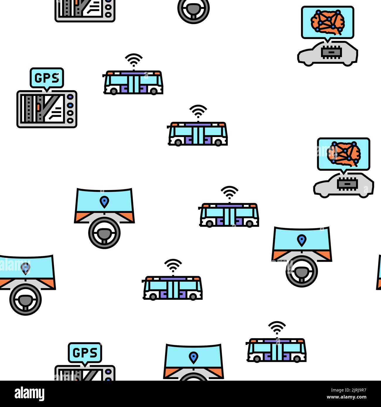 Autonomous vehicle cockpit Cut Out Stock Images & Pictures - Alamy