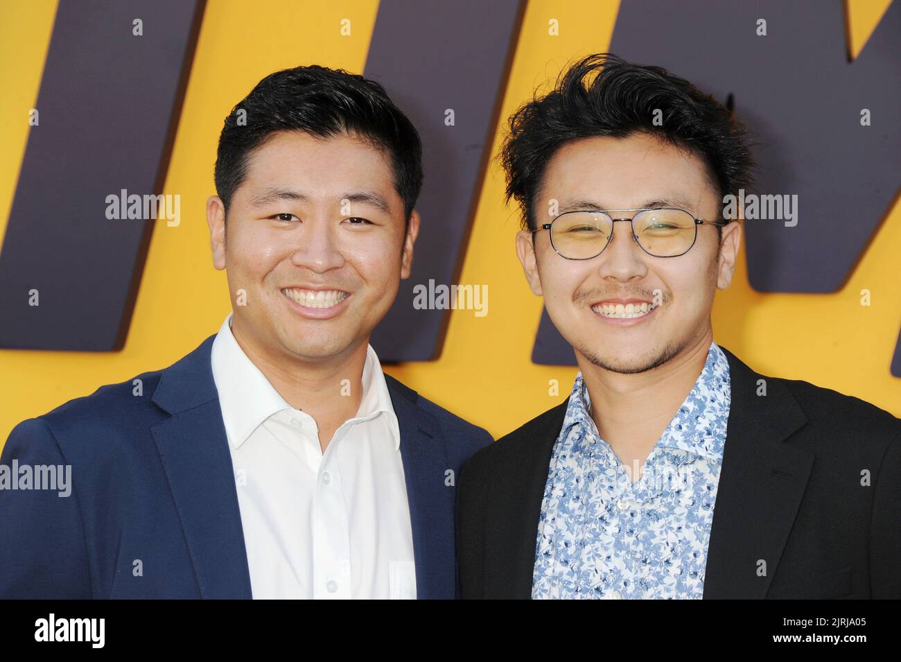 LOS ANGELES, CA - AUGUST 23: (L-R) Ryan Omoto and Daniel Omoto attend the Los Angeles premiere ...