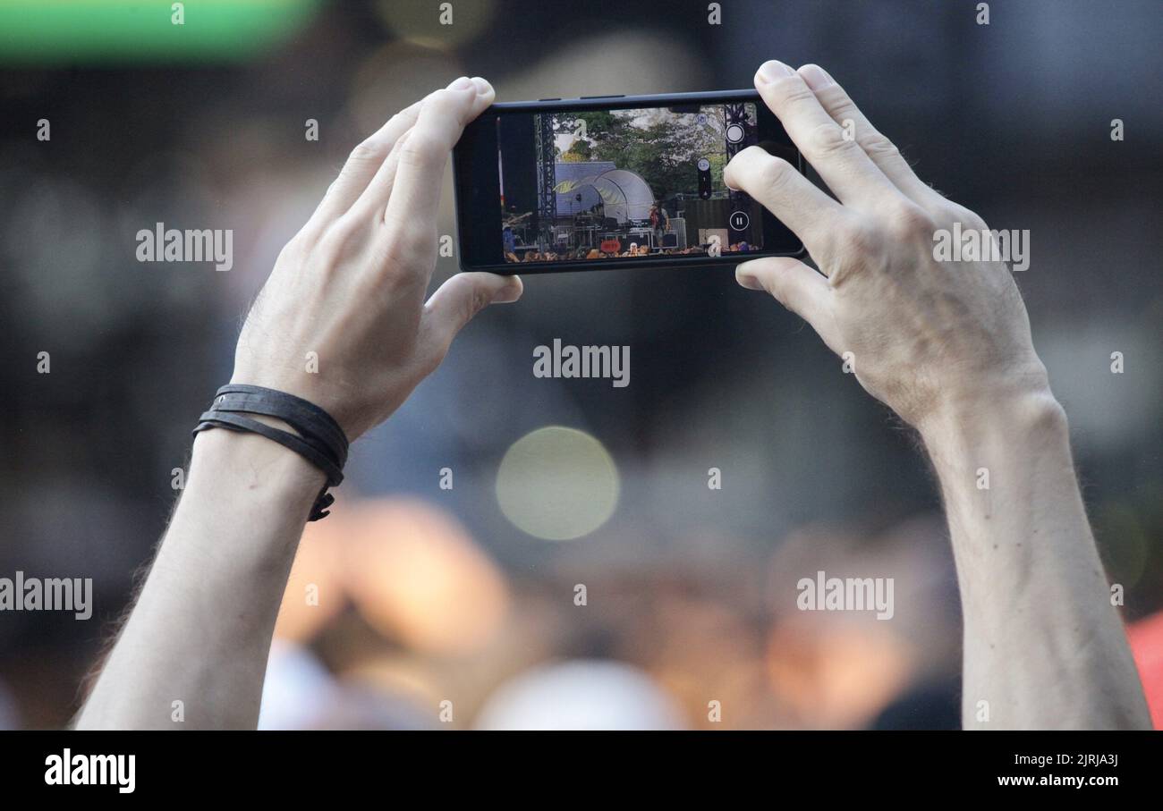 New York, USA. 24th Aug, 2022. (NEW) Maxi Priest band performs live at ...