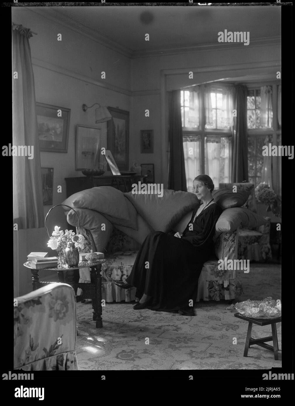 Lady Grey, 1940s, Wellington, by J.W. Chapman-Taylor Stock Photo - Alamy