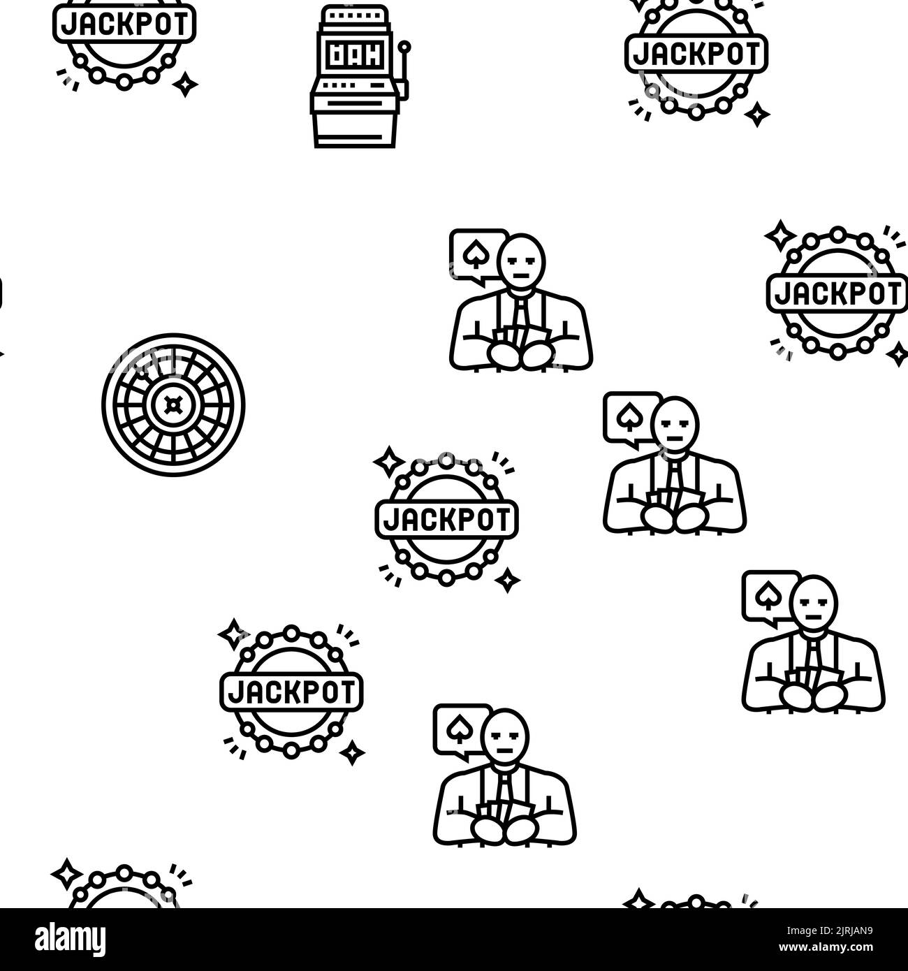 Poker card seven black diamond Stock Vector Images - Alamy