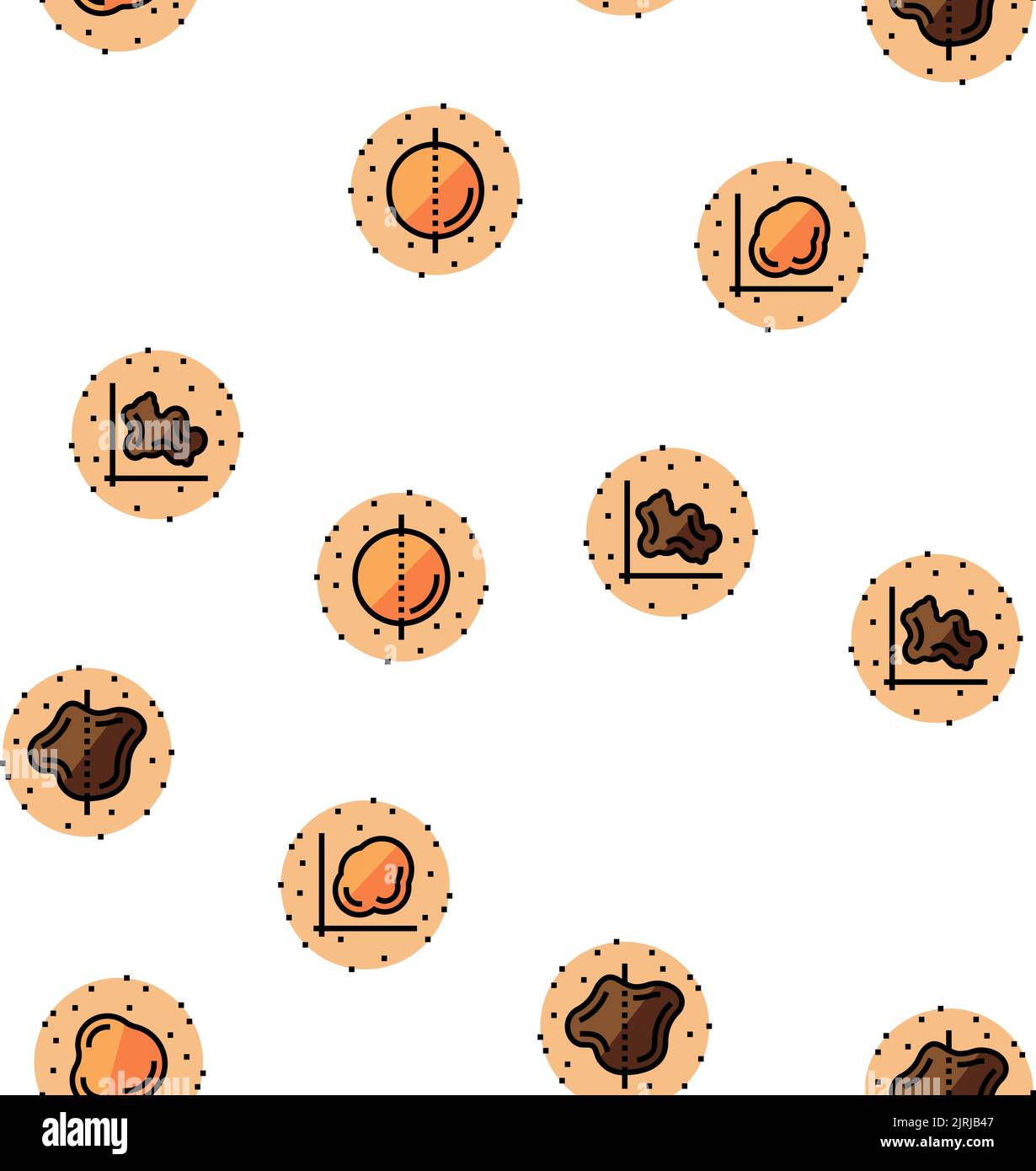 Mole Skin Problem And Disease vector seamless pattern Stock Vector ...
