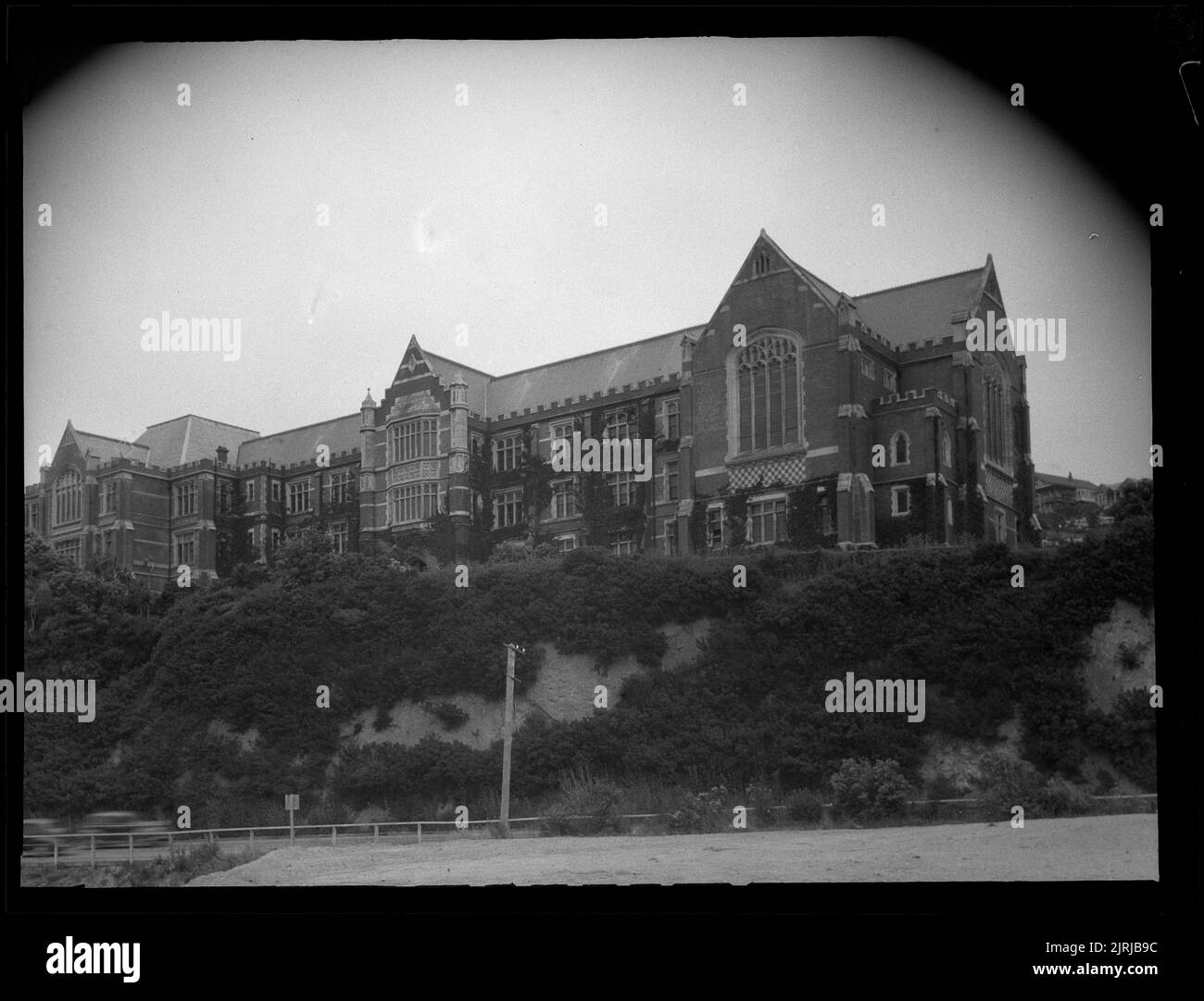 Victoria College, circa 1947, New Zealand, by J.W. Chapman-Taylor Stock ...