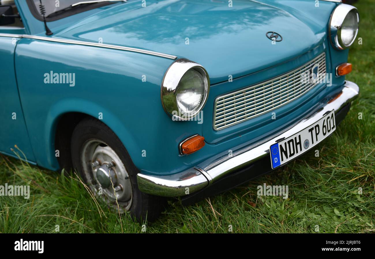 Trabbi From The GDR Stock Photo - Alamy