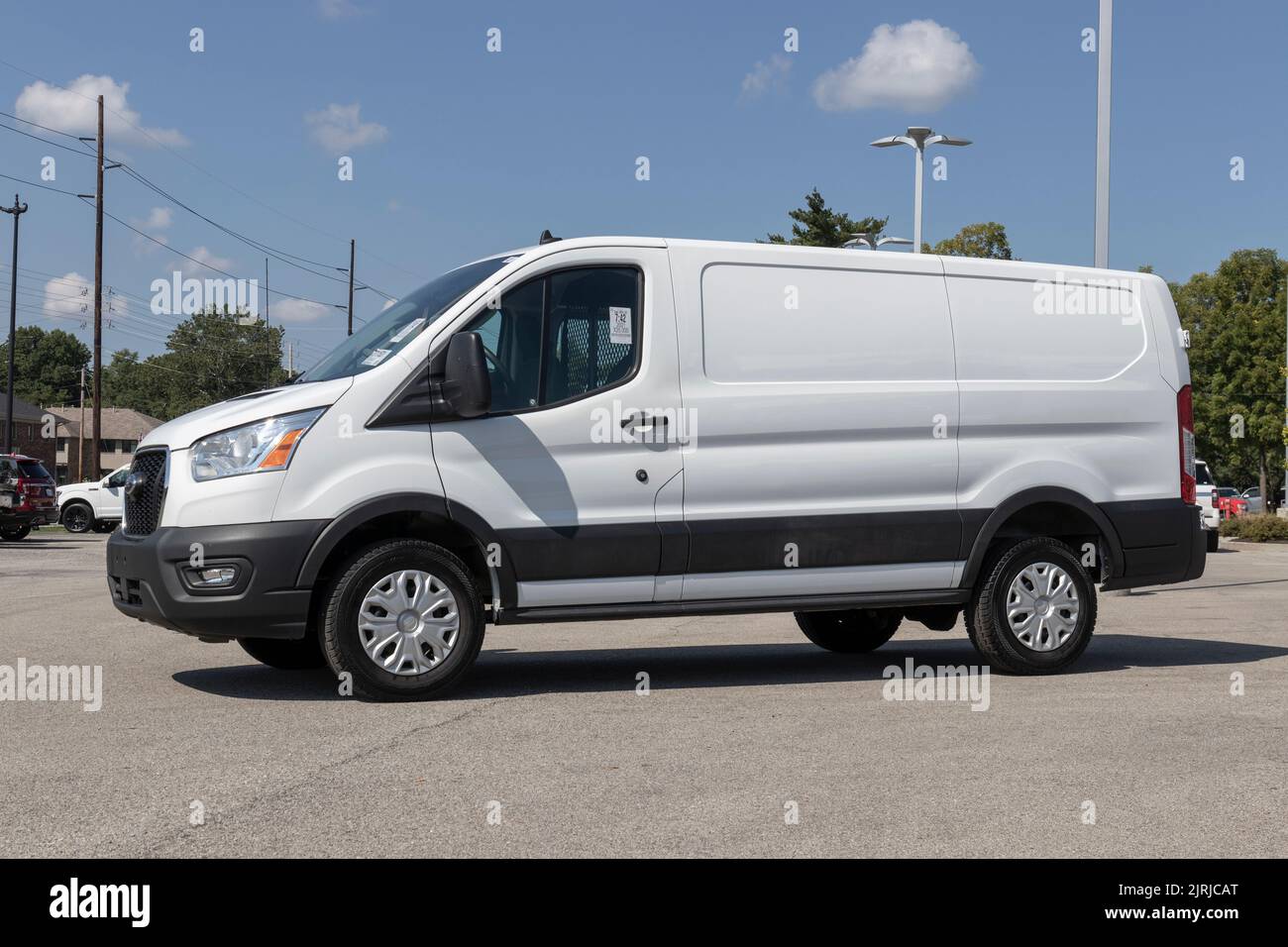 Indianapolis - Circa August 2022: Ford Transit display at a dealership ...
