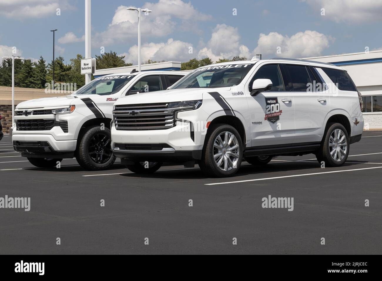 Indianapolis - Circa August 2022: Chevrolet Suburban Verizon 200 ...