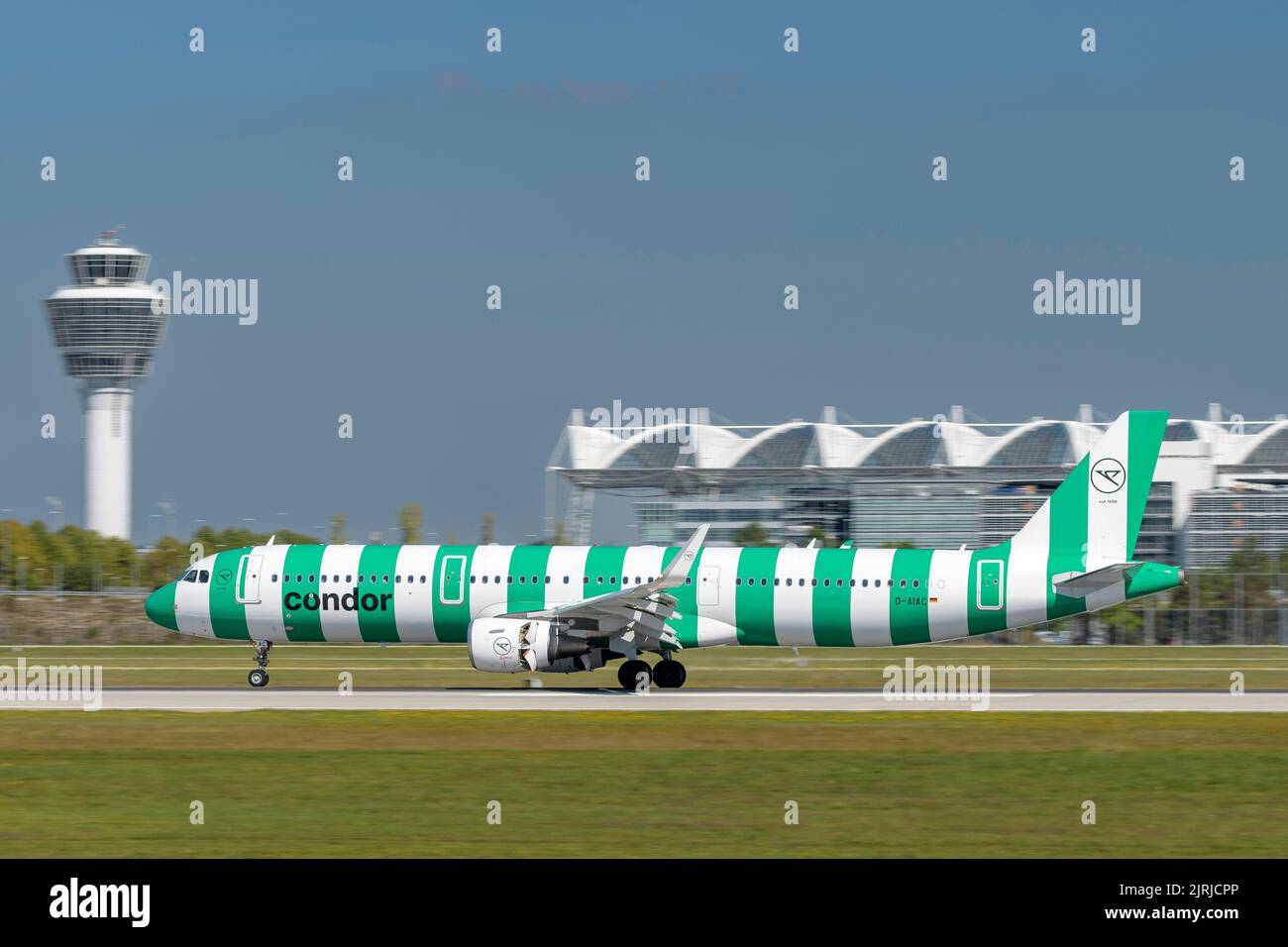 Condor Airbus A321-211 With The Aircraft Registration D-AIAC Lands On ...