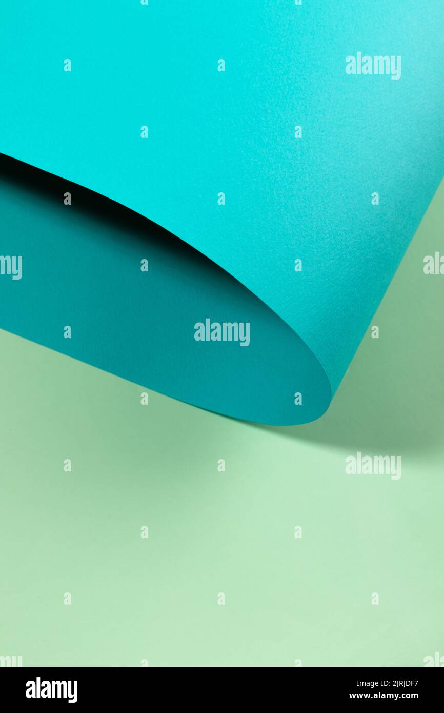 blue green color paper background Stock Photo - Alamy