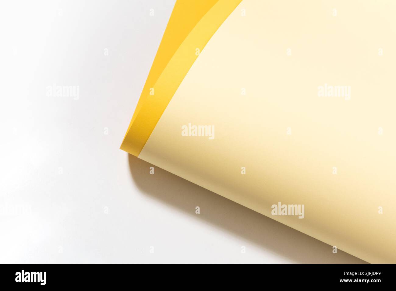 yellow color paper background Stock Photo - Alamy