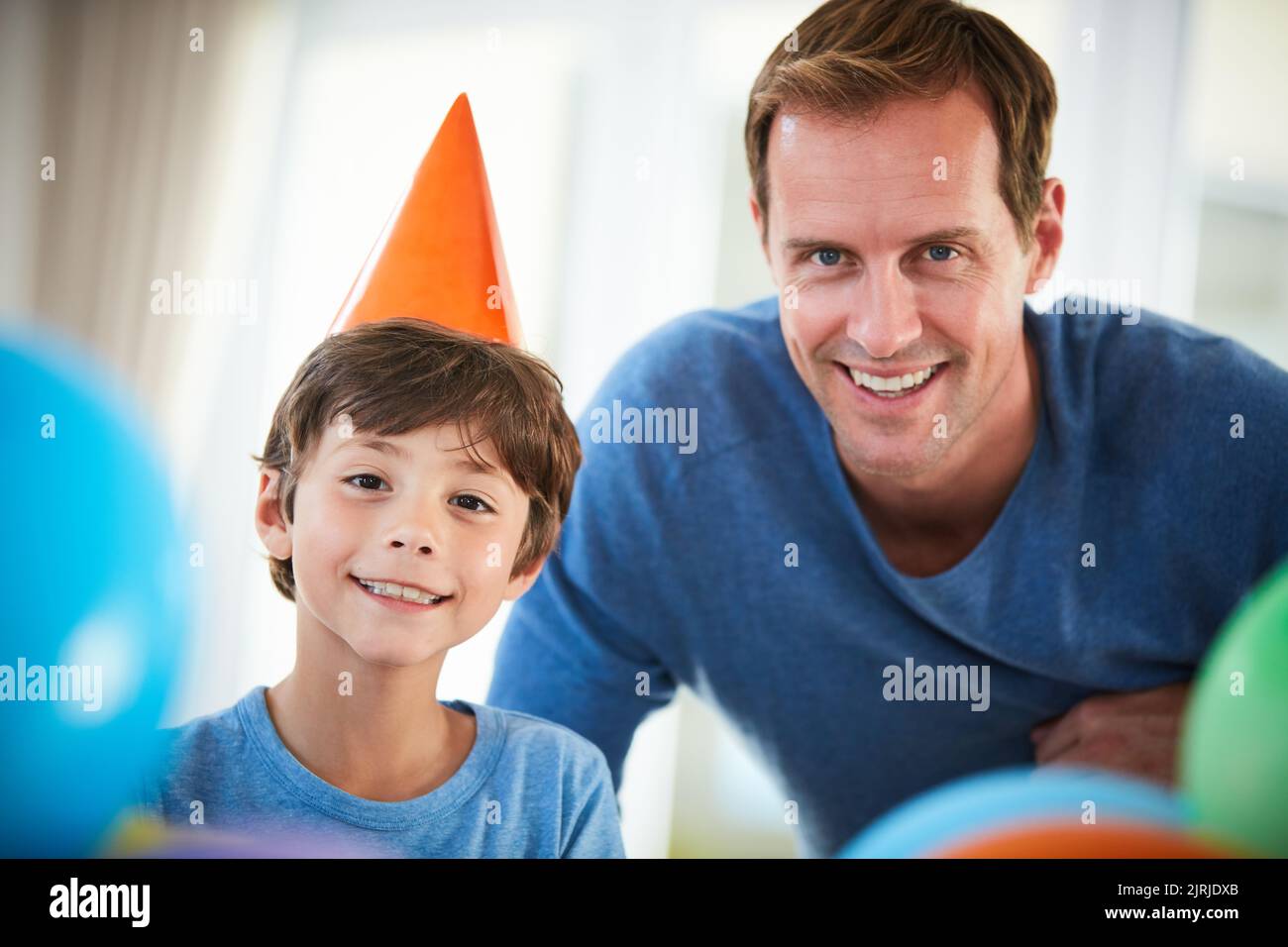 My dad threw me the best birthday bash ever. Portrait of a happy father ...