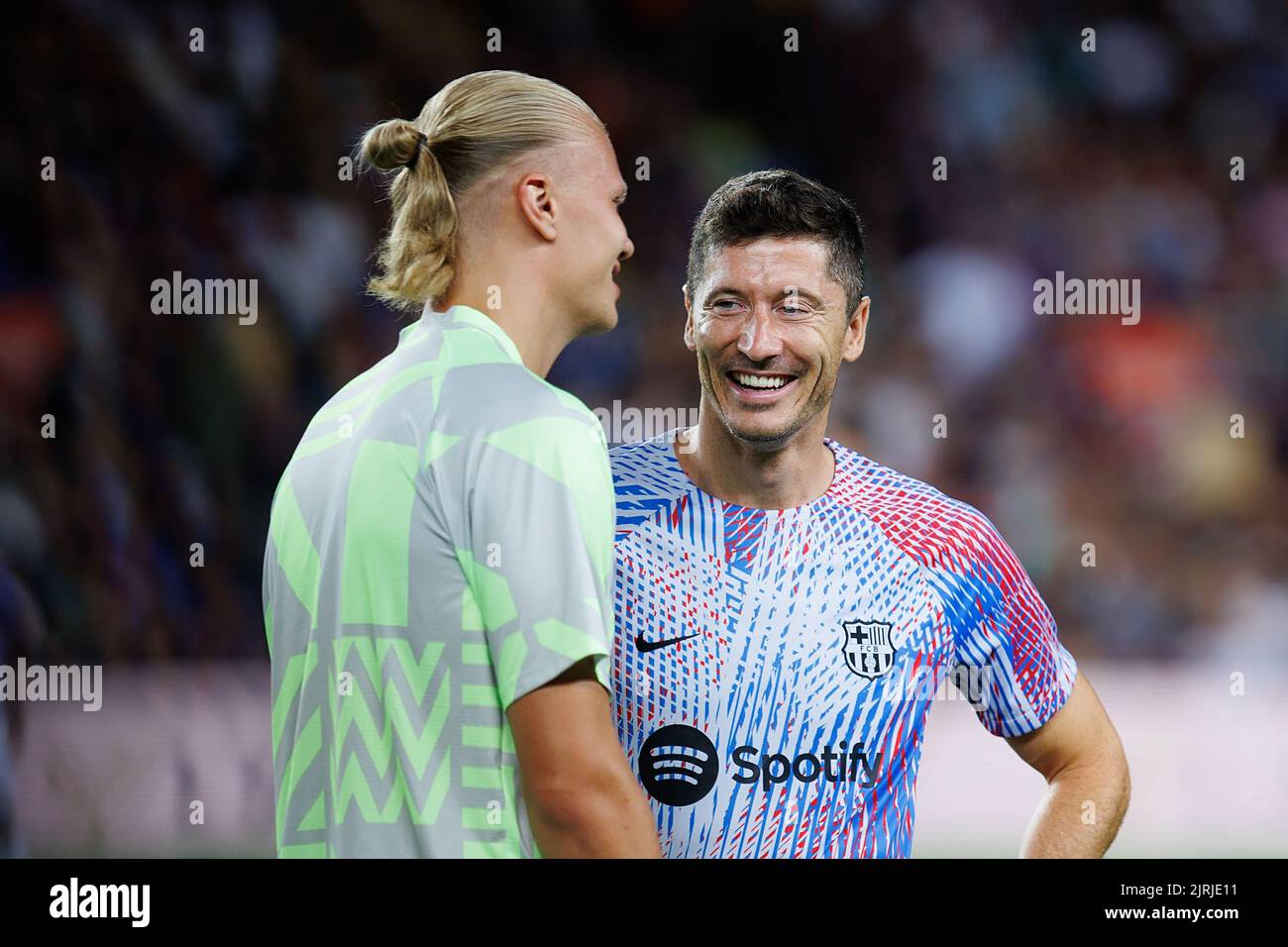 Haaland lewandowski hi-res stock photography and images - Alamy
