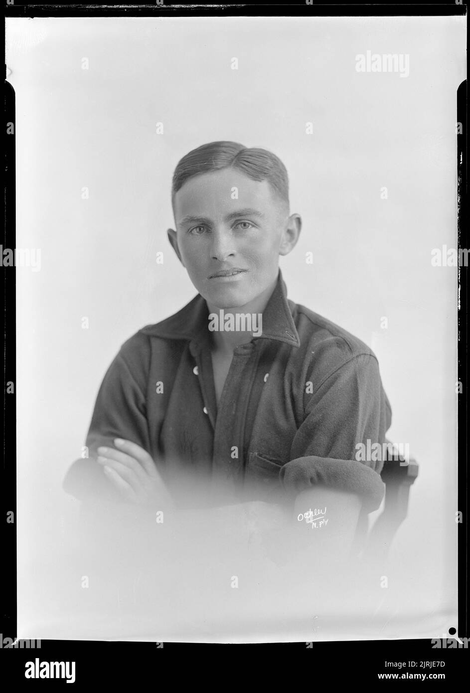 Portrait of an Unidentified Schoolboy, circa 1930, by William Oakley. F ...