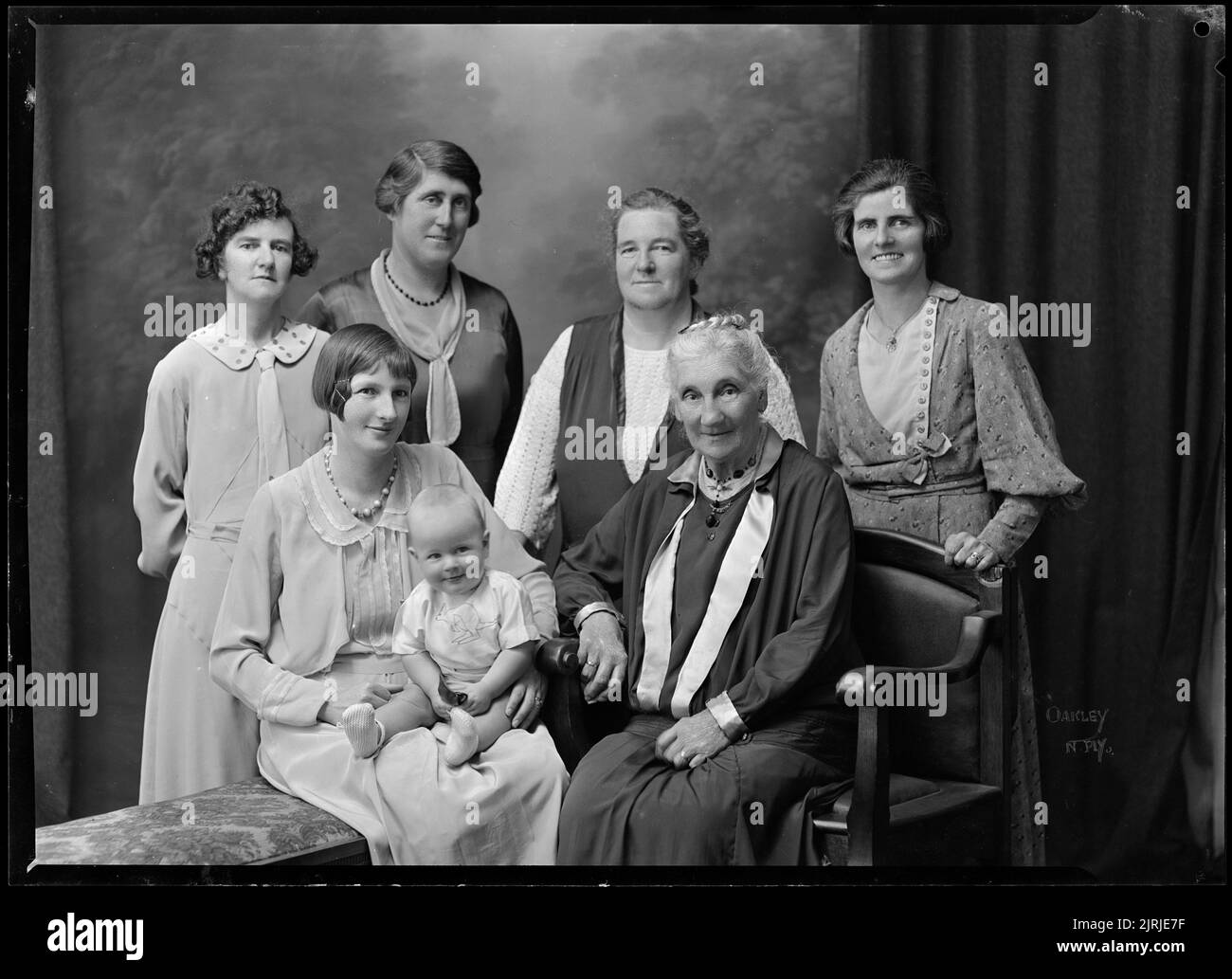 Female Family Members, circa 1930, by William Oakley. F B Butler/Crown ...