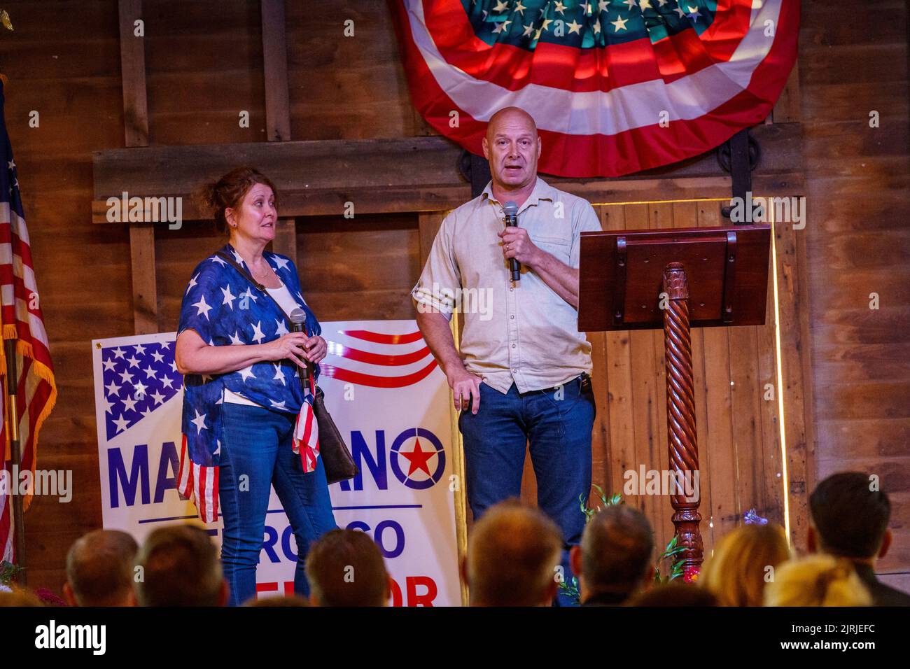 Elizabethtown, PA, USA - August 24, 2022: State Senator Doug Mastriano ...