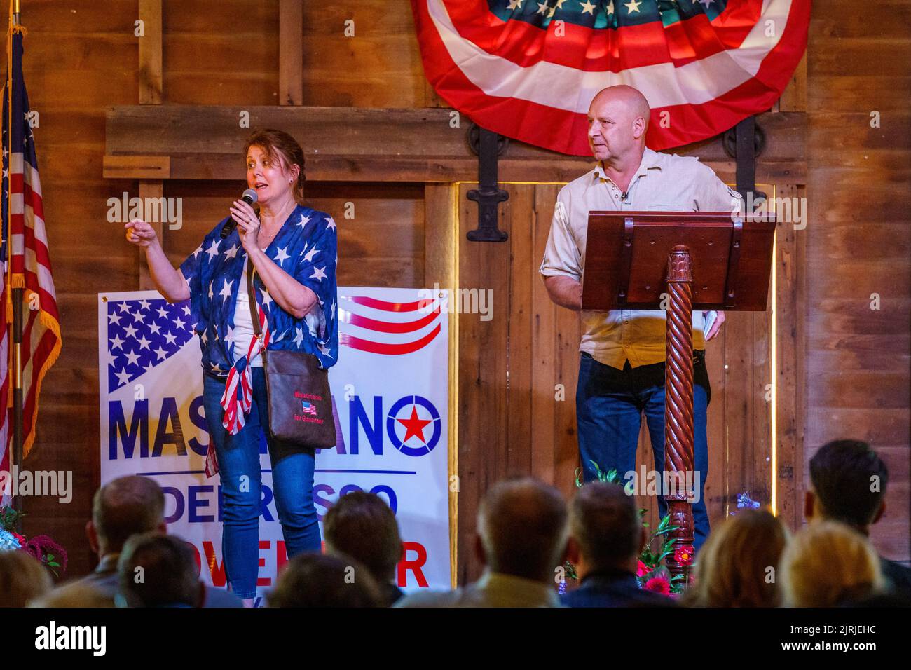 Elizabethtown, PA, USA - August 24, 2022: State Senator Doug Mastriano ...