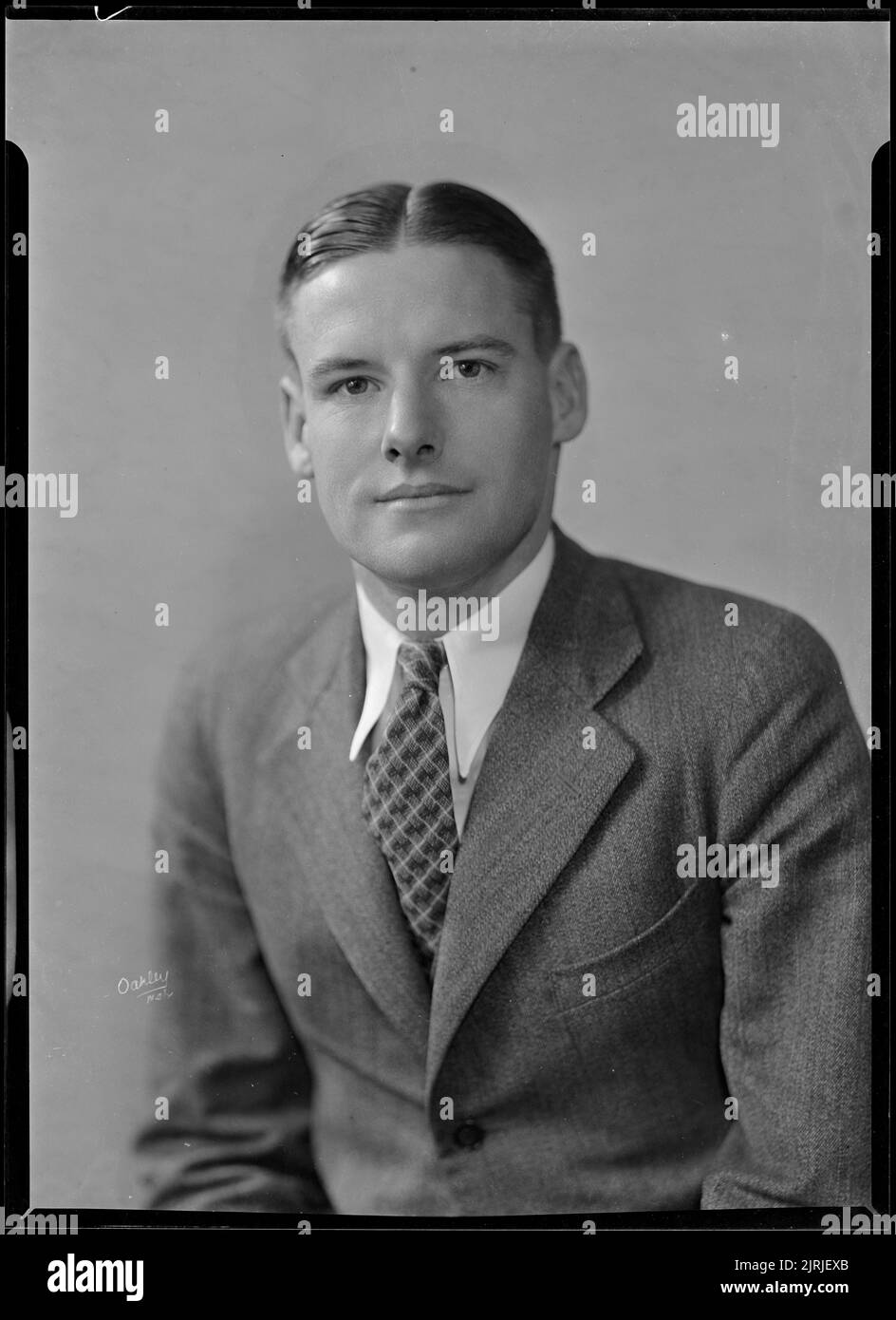 Portrait of an Unidentified Man, circa 1928, by William Oakley. F B ...