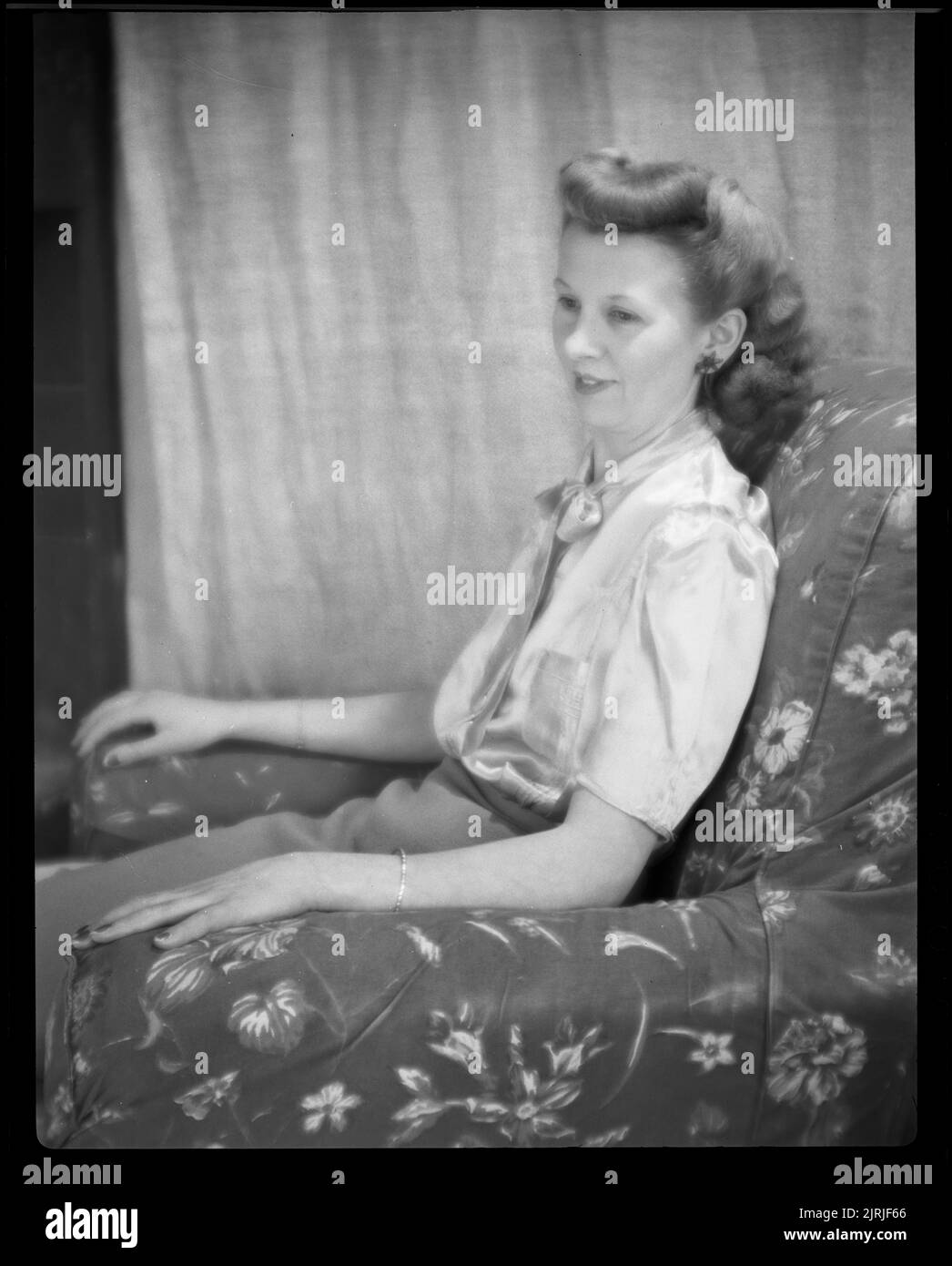 Joan Evans, 02 August 1947, New Zealand, by J.W. Chapman-Taylor Stock ...