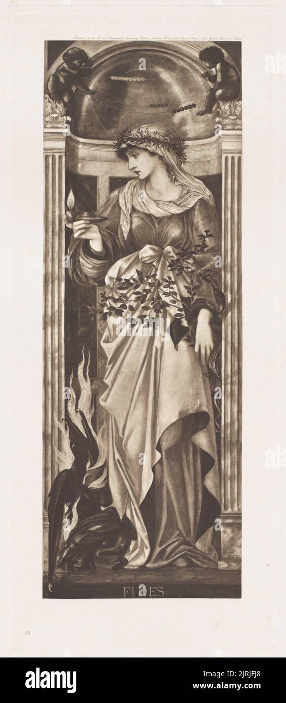 Fides. From the portfolio: The Work of E. Burne-Jones., 1871, Great ...