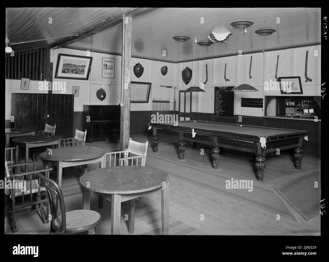 Grand Pacific Hotel, Suva, Fiji - interior, circa 1930-1950, by William ...