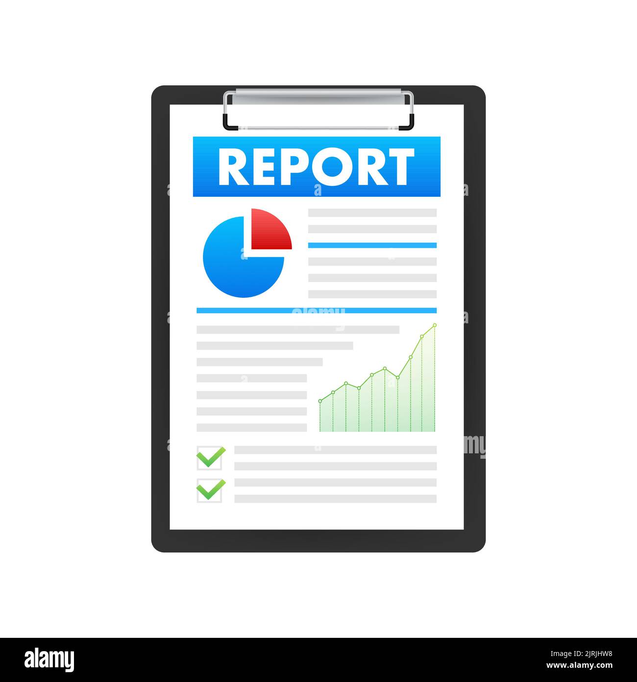 Report text file. Accounting sign. Vector stock illustration Stock ...