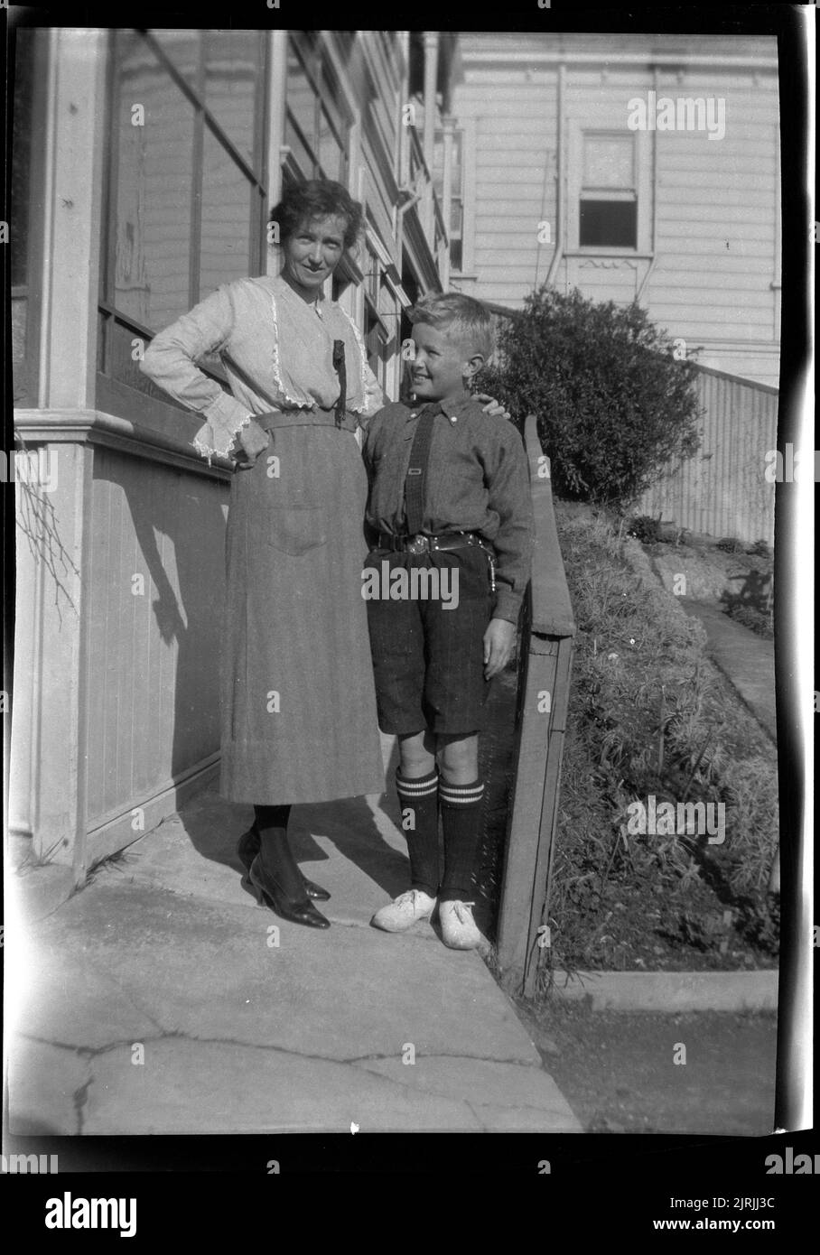 Eva and Eric, 1910s, New Zealand, by William Saunderson Cooper. Gift of ...