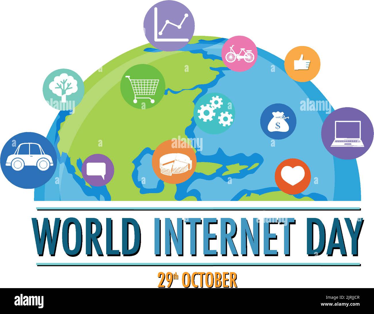 World Internet Day Banner Design illustration Stock Vector Image & Art ...