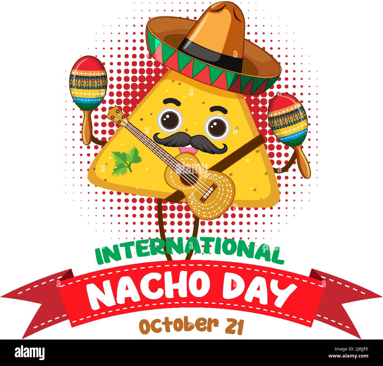 International Nacho Day Banner Design illustration Stock Vector Image ...