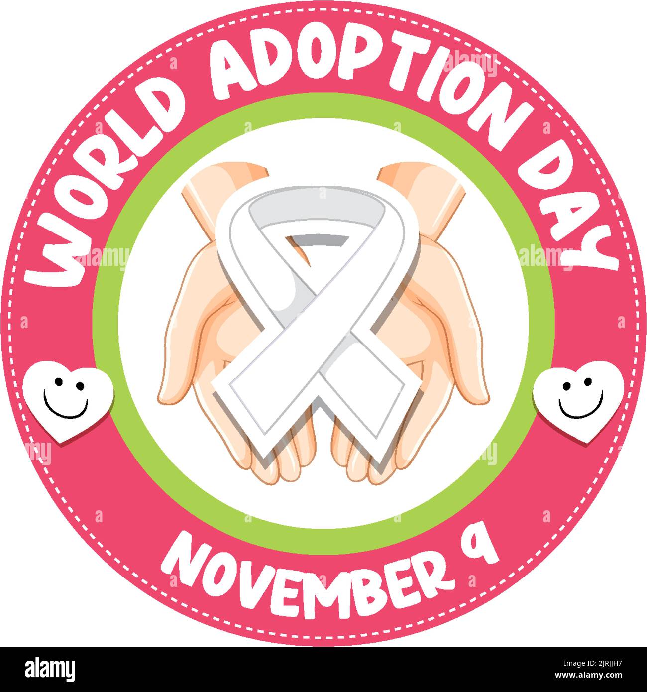 World Adoption Day Logo Design illustration Stock Vector Image & Art ...